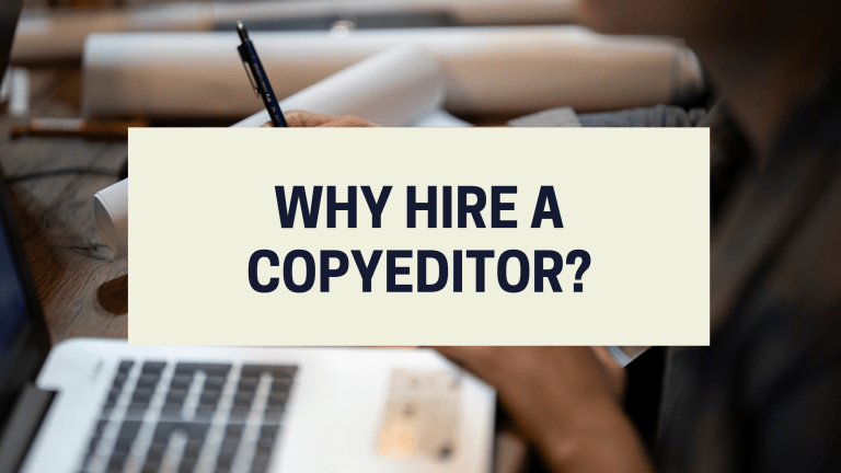 Why Hire a Copyeditor? – Carrick Editorial